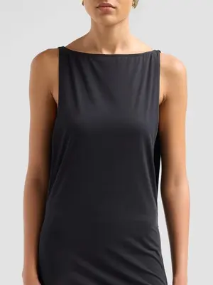 Kiki De Montparnasse Echauffe Cowlback Cover-up Mini Dress