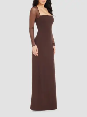 Dress The Population Maxwell Long-sleeve Gown