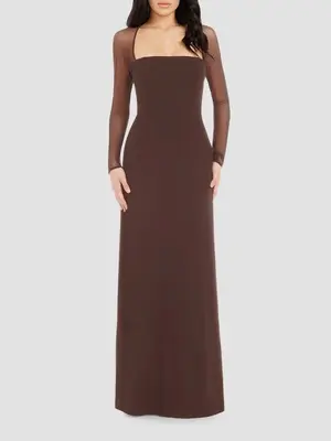 Dress The Population Maxwell Long-sleeve Gown
