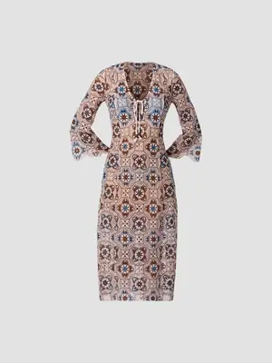 Shoshanna Cannes Crochet Cover-up Midi-dress