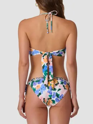 Shoshanna Floral Halterneck Bikini Top