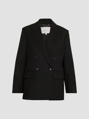 A.L.C. Calla Oversized Double-breasted Blazer - Black