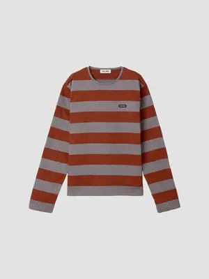 Miu Miu Striped Jersey T-shirt