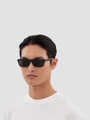 Gucci Lines 57mm Rectangular Sunglasses