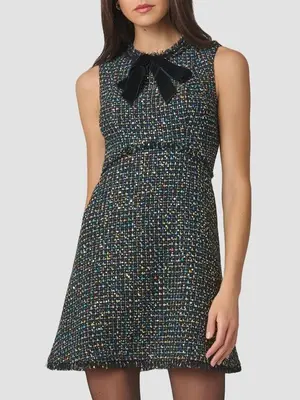 Shoshanna Alicia Tweed Minidress