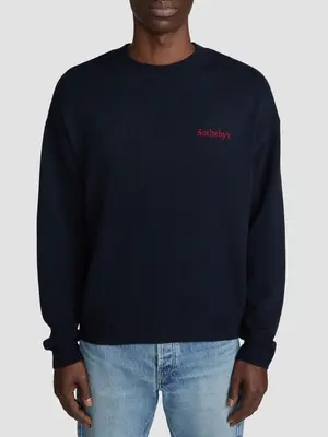 FRAME X Sotheby's Cashmere Sweater - Navy