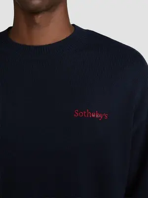 FRAME X Sotheby's Cashmere Sweater - Navy