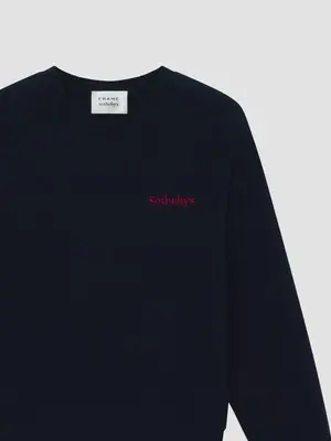FRAME X Sotheby's Cashmere Sweater - Navy