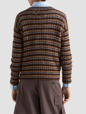 Prada Shetland Wool Boat Neck Sweater