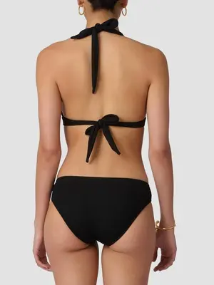 Shoshanna Ring-detail Halterneck Bikini Top