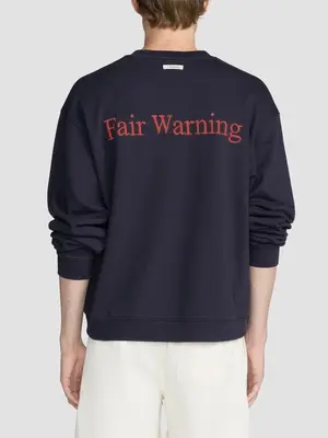FRAME X Sotheby's Cotton Crewneck Sweatshirt