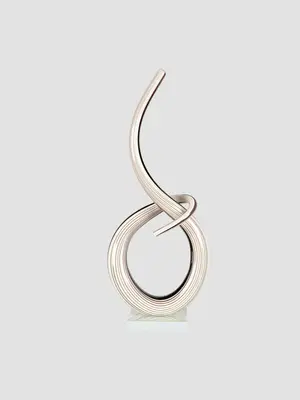 DALE TIFFANY Midnight Spiral Glass Sculpture