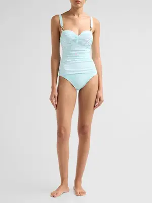 Lilly Pulitzer® Solaria Printed Chain-link One-piece Swimsuit