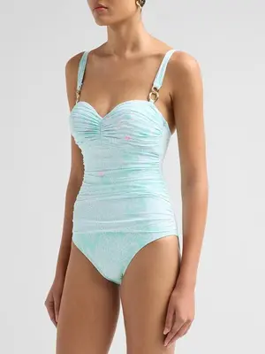 Lilly Pulitzer® Solaria Printed Chain-link One-piece Swimsuit