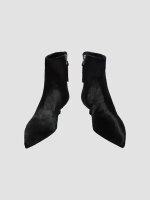 AeydĒ Sofie 30mm Calf Hair Ankle Boots