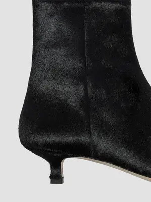 AeydĒ Sofie 30mm Calf Hair Ankle Boots