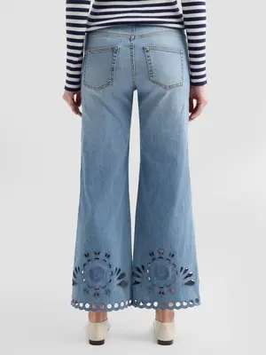 MAISON COMMON Cutout Crop Jeans