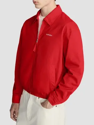 FRAME X Sotheby's Cotton Zip-up Bomber Jacket