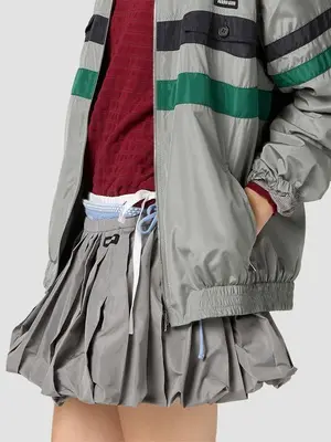 Miu Miu Technical Fabric Mini-skirt - Grey