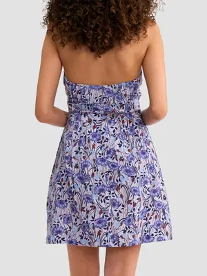 Rebecca Taylor Daphne Floral Cotton-silk A-line Minidress