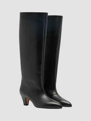 Bally Arval 55mm Leather Block-heel Boots