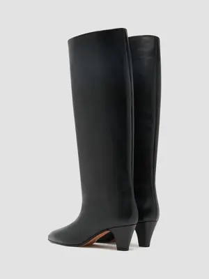 Bally Arval 55mm Leather Block-heel Boots