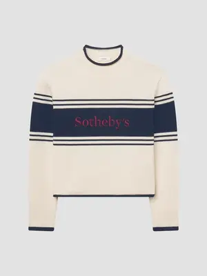 FRAME X Sotheby's Rolled Cotton Sweater