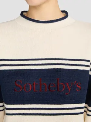 FRAME X Sotheby's Rolled Cotton Sweater