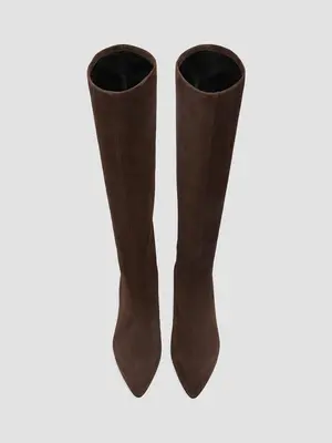 Bally Main Arval Suede Knee-high Boots