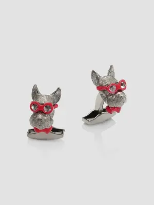 Tateossian Scottish Terrier Cufflinks