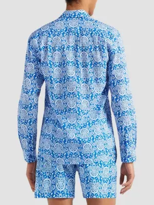 Vilebrequin Graphic Turtle Button-front Shirt