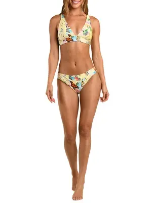 L'Agence Nicole Garden Butterflies Bikini Bottom
