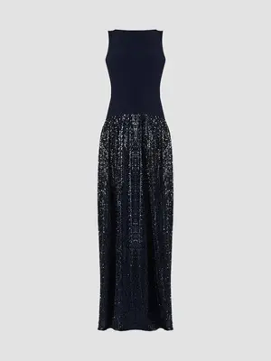 Shoshanna Dorothy Sequin Skirt Gown