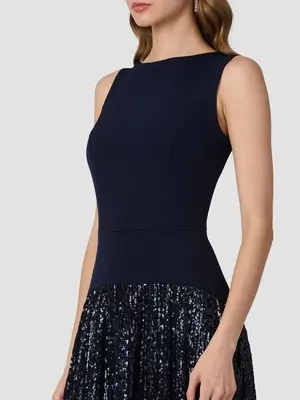 Shoshanna Dorothy Sequin Skirt Gown