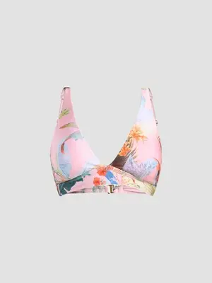 L'Agence Colorful Palm Lexi Bikini Top - Multi
