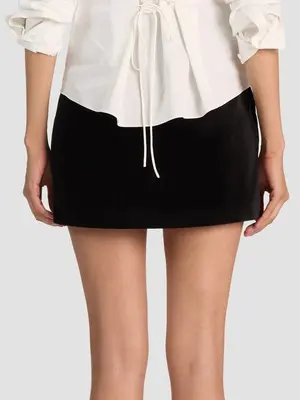 Alice + Olivia Donald High-rise Mini Skirt