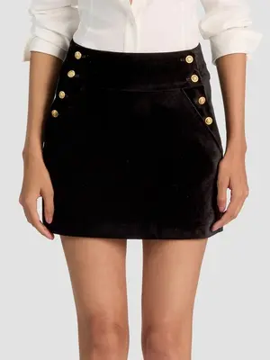 Alice + Olivia Donald High-rise Mini Skirt