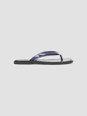 Veronica Beard Clea Jelly Flip-flops - Navy