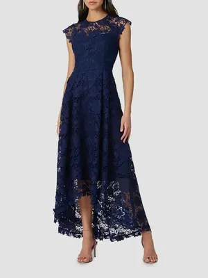 Shoshanna Brena Guipure Lace Cocktail Dress