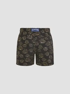 Vilebrequin Metallic Jacquard Swim Shorts - Noir