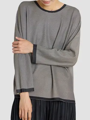 Issey Miyake A-poc Form Striped Blouse
