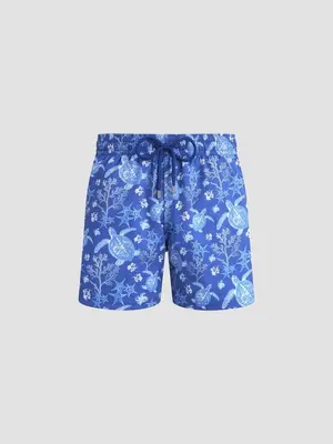 Vilebrequin X-ray Turtles Stretch Swim Trunks - Marrakech