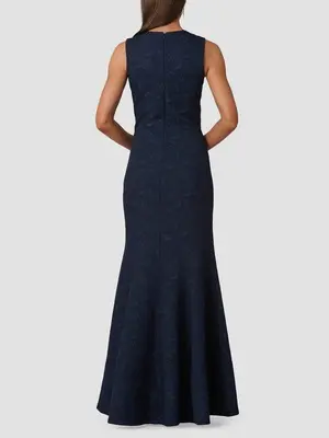 Shoshanna Wilson Jacquard Mermaid Gown