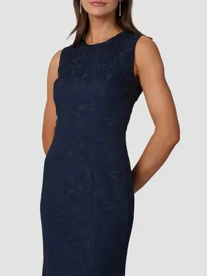 Shoshanna Wilson Jacquard Mermaid Gown