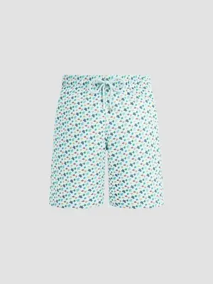 Vilebrequin Micro Ronde Des Tortues Rainbow Stretch Swim Shorts - Pacific