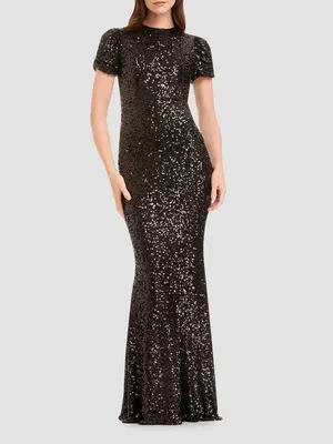 Dress The Population Kenzie Sequin Mermaid Gown