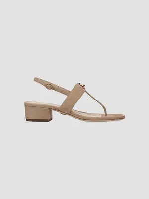 Veronica Beard Andie 35mm Suede Slingback Sandals