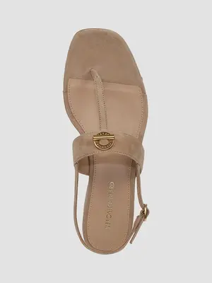 Veronica Beard Andie 35mm Suede Slingback Sandals