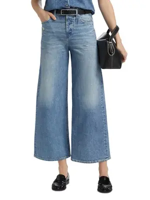 Rag & Bone Rb Miramar Sofie Ankle Wide-leg Pants