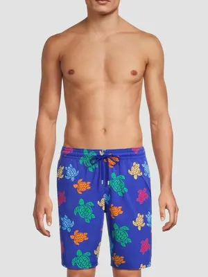 Vilebrequin Tortue Printed Stretch Swim Shorts - Marrakech
